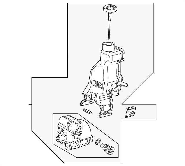Power Steering Pump 86563313 GM | GMPartsDirect.com