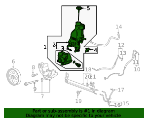 Power Steering Pump 86563313 GM | GMPartsDirect.com