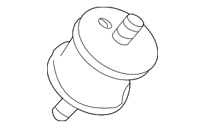 22326771129 - 2003-2008 BMW Mount Cushion (22-32-6-771-129) | Parts ...