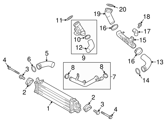 Genuine Inter-Cooler for 2016-2021 Volvo | Part# 32249741 | Over 30% ...