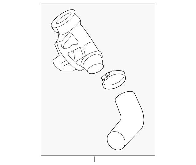 2015-2022 Volvo Turbocharger Inter-Cooler Pipe 32325480 | TascaParts.com