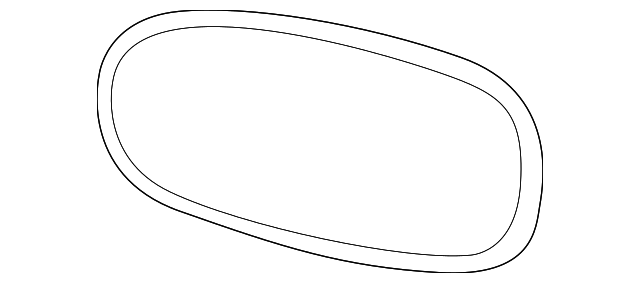 2003-2006 Chevrolet SSR Mirror,O/S Rr View (Refl Glass & Bkg Plt ...