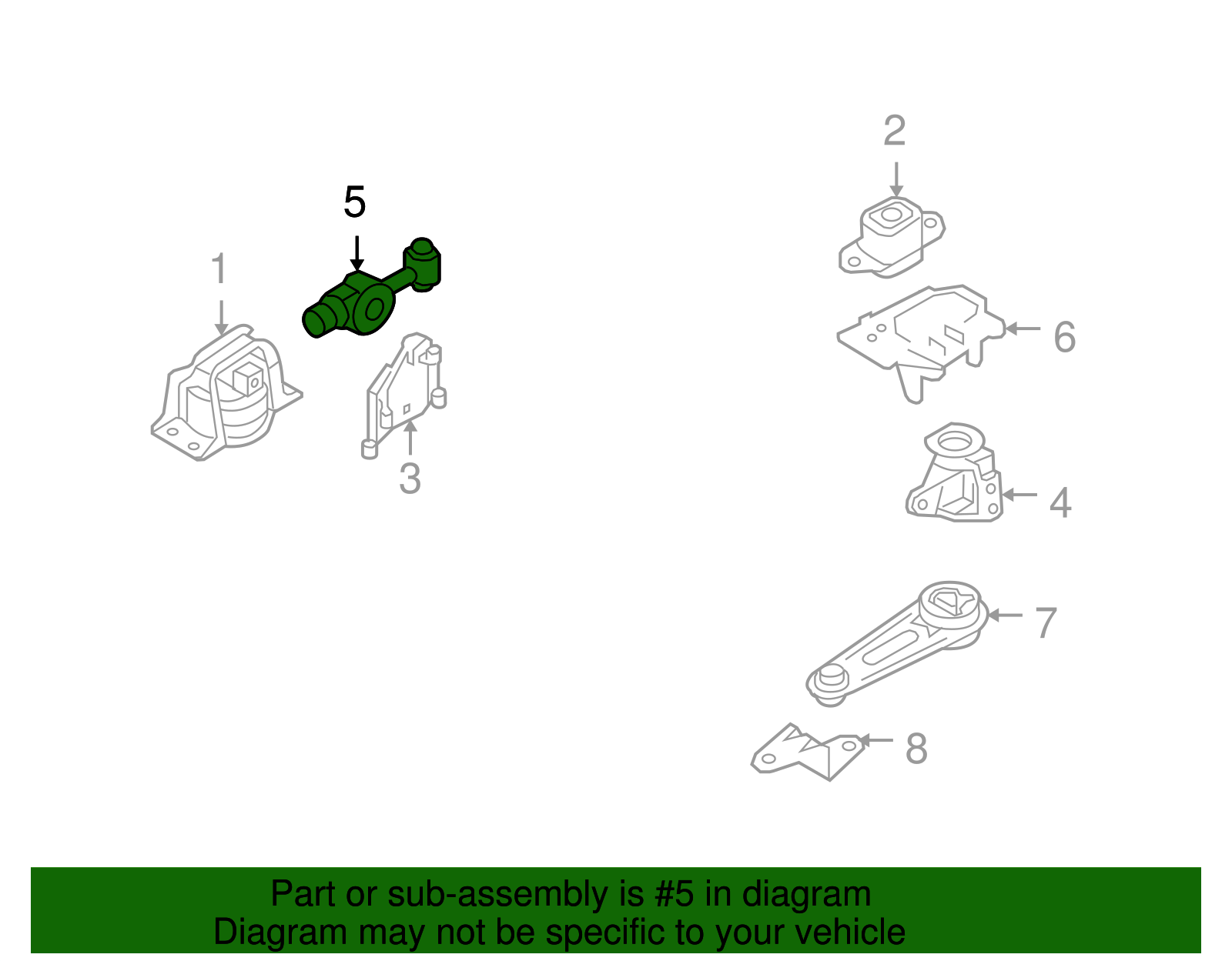 2007-2012 Nissan Versa Torque Rod 11350EL00C | Retail Performance Auto ...