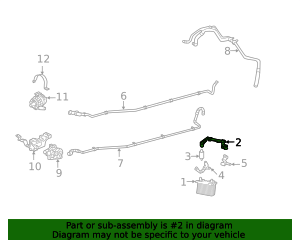 197-500-25-31 - Trans Cooler Upper Bracket 2016-2021 Mercedes-Benz ...