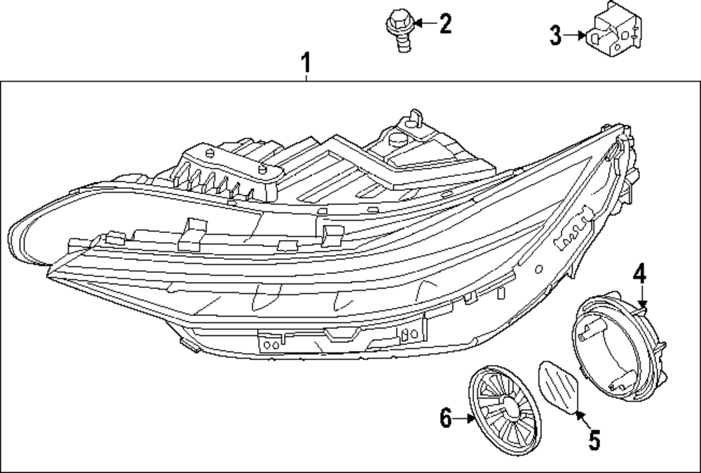 2024-2025 Hyundai Headlight Assembly 92102-AA740 | Retail Performance ...