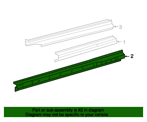 61404-04010 - Rocker Reinforced - 2009-2015 Toyota Tacoma | Lithia ...