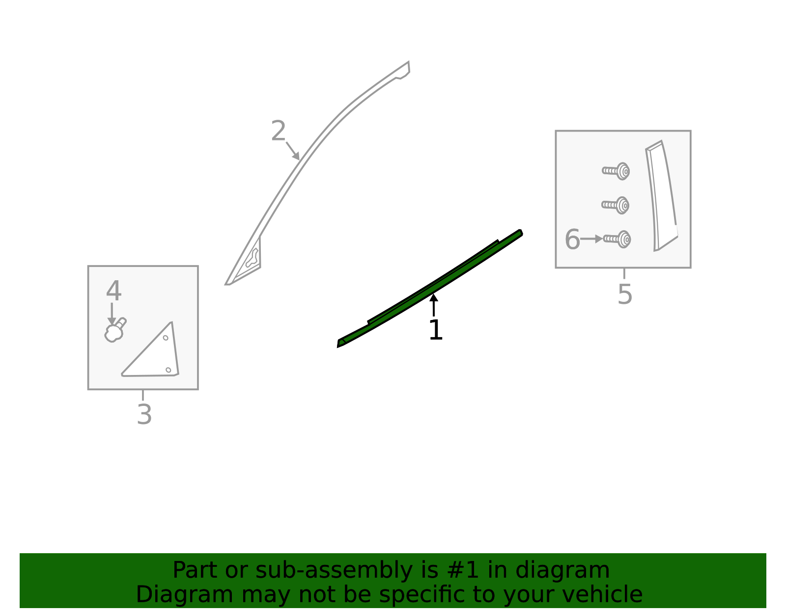 GHP9-50-650F - Belt Molding 2014-2021 Mazda 6 | AutoNation Parts