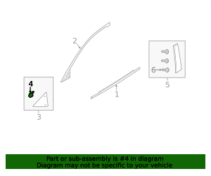 2014-2023 Mazda Corner Molding Clip BDTT-50-M38 | Mazda Part Direct