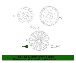 1991-2023 Toyota Wheel Nut 90942-A1002 | Toyota Parts Express