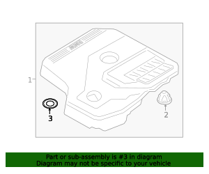 2006-2024 BMW Engine Cover 11147788967 | OEM Parts Online