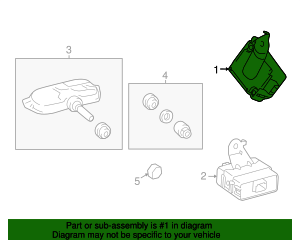 89760-0T010 - Receiver - 2009-2011 Toyota Venza | OEM Genuine Toyota Parts