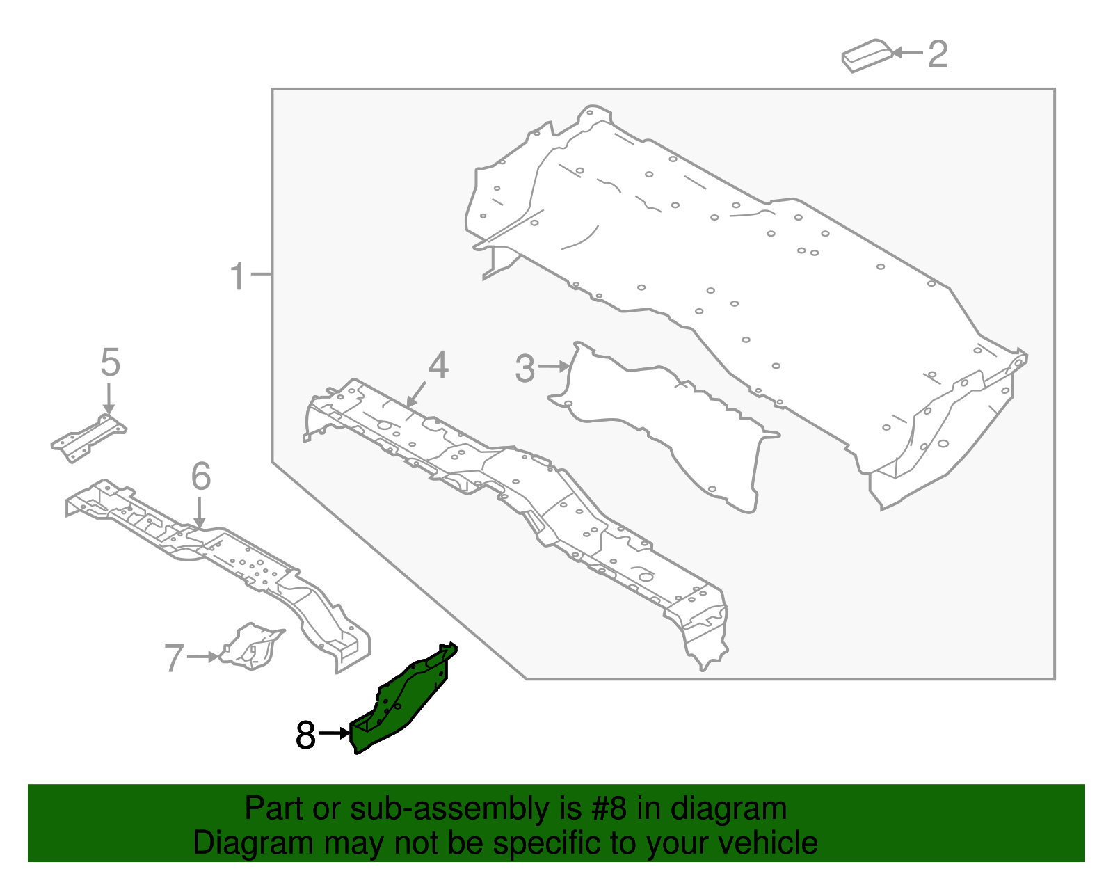 2017-2019 Nissan Sill Reinforced G6455-EZ0MA | Nissan RVA