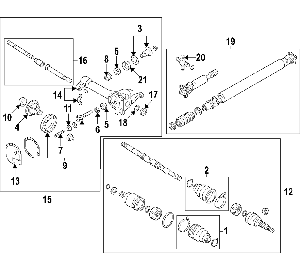 2022 Nissan Frontier Inner Cv Joint Boot C9741-EB70B | Nissan Parts Central