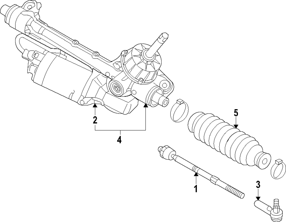 2022 Audi Q4 e-tron Short Rack 1EB-423-053-AD | TascaParts.com