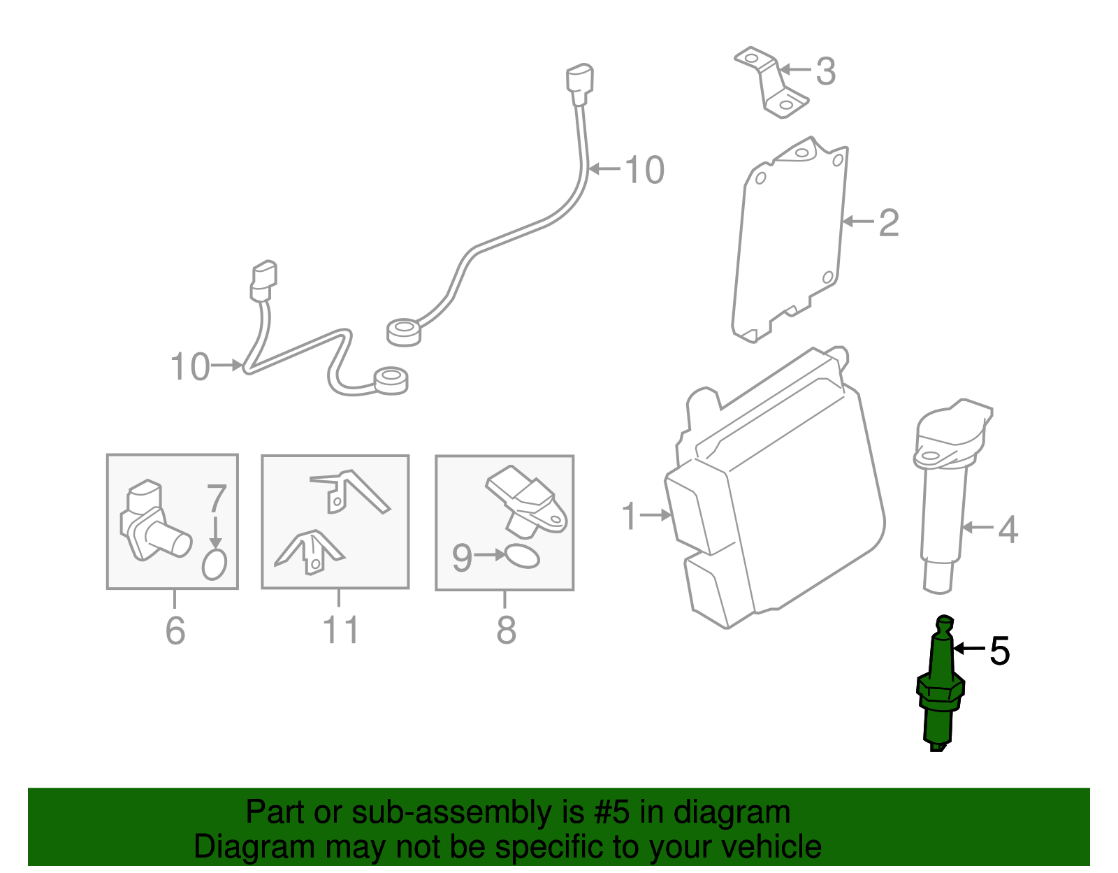 2014-2020 Mitsubishi Outlander Spark Plug 1822A067 | Retail Performance ...