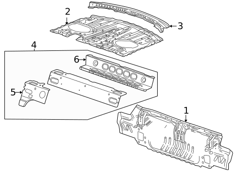 Rear Body for 2020 Cadillac CT5 | Chevrolet Parts Canada
