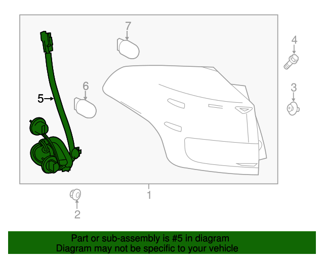 2013-2015 Toyota RAV4 Socket & Wire 81555-42160 | Toyota Parts Center