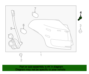 2013-2023 Toyota Roof Luggage Carrier Side Rail Bolt 90109-06374 ...