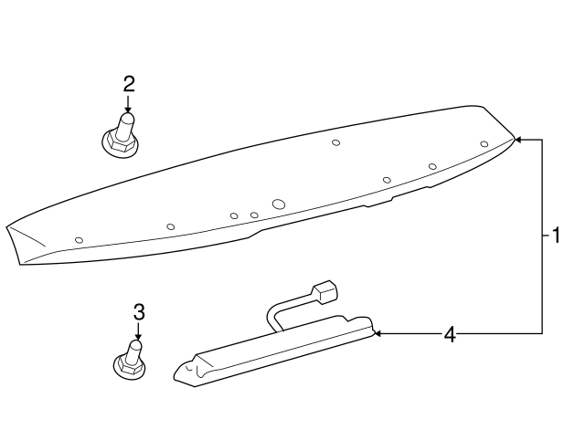 Toyota Spoiler (Rear) Part# 760850e919 | Toyota Of Colorado Springs Parts