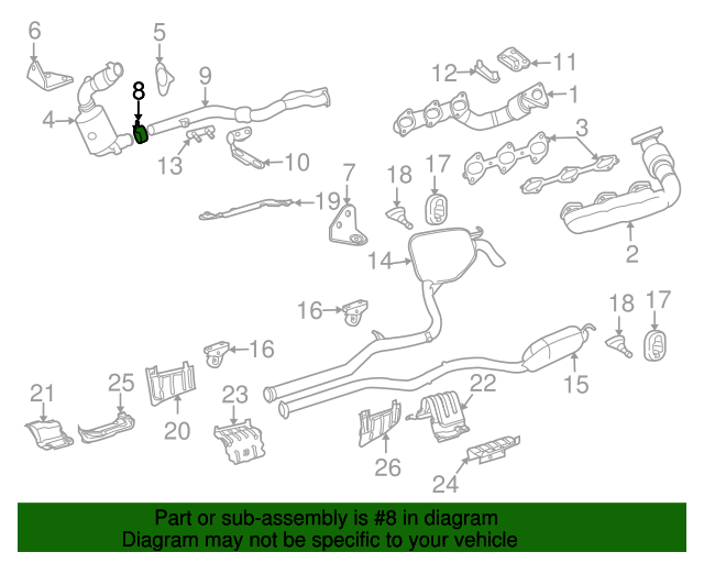 2005-2019 Mercedes-Benz Clamp 000-490-13-41 | MB OEM Parts