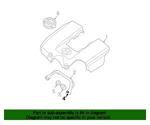 2002-2015 Nissan Engine Cover Retainer 16566-2Y50A | TascaParts.com