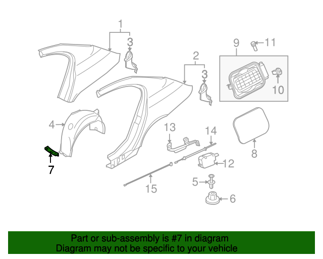 Genuine BMW 51-71-7-041-625 | Deflector | FREE Shipping on Most Orders ...