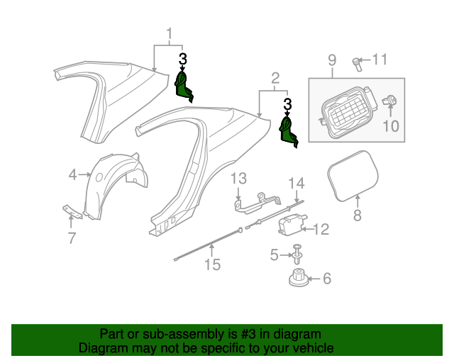 Genuine BMW 41-21-7-135-193 | Tail Lamp Pocket | FREE Shipping on Most ...