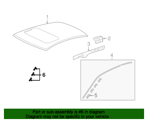 Buy A 2008-2020 Honda Clip A, Front Windshield Side 91570-TA5-A01 ...