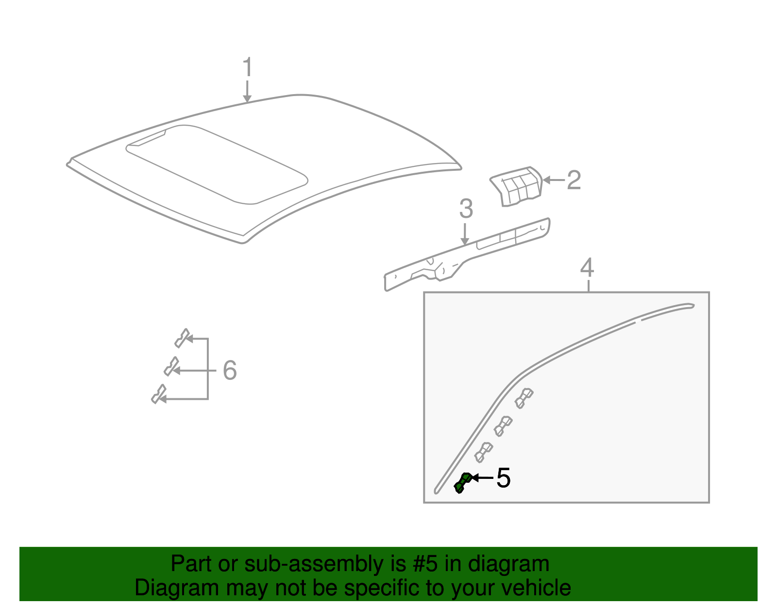 73154-TA0-A01 - 2008-2012 Honda Accord - Clip A Windshield (Blue ...