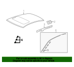 2008-2020 Honda Clip A, Front Windshield Side 91570-TA5-A01 | Honda ...