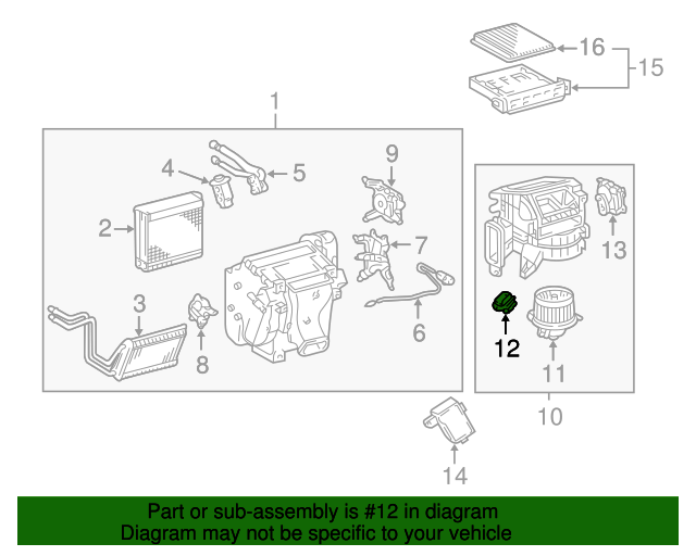 87165-13010 - HVAC Blower Motor Control Module - 1992-2010 Toyota ...