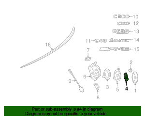 205-817-00-32 - Bracket 2017-2020 Mercedes-Benz | Mercedes-Benz USA Parts