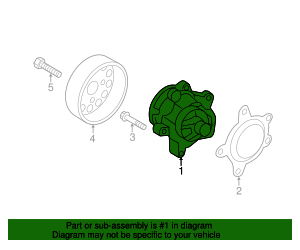 25100-2B700 - Engine Water Pump 2012-2021 Hyundai | AutoNationParts.com