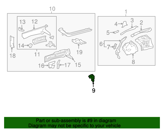 53835-47060 - Front Bracket 2017-2022 Toyota Prius Prime | Ourisman ...