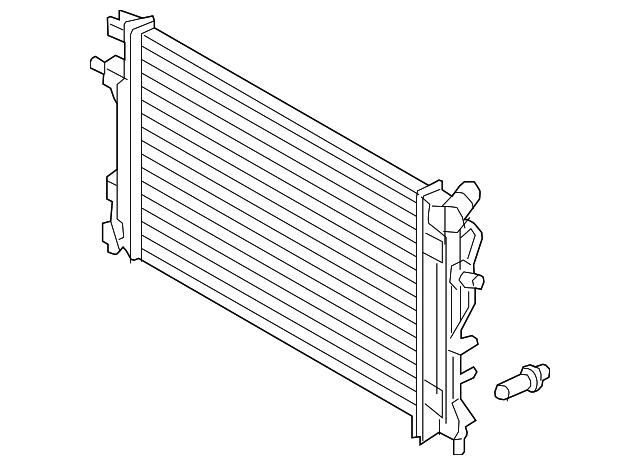 2017-2020 Hyundai Radiator Assembly 25310-F2000 | World OEM Parts Hyundai