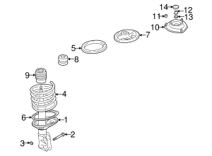 1995-2005 Mopar Insulator Nut MF434105 | TascaParts.com