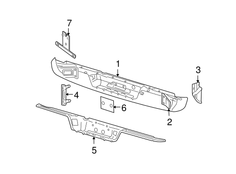 Bumper & Components - Rear for 2007 Dodge Ram 1500 | Mopar Parts Canada