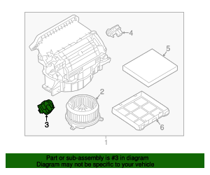 LR035742 - HVAC Air Inlet Door Actuator 2013-2018 Land Rover ...