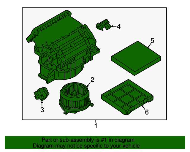 Blower Assembly - 2013 Land Rover Range Rover (LR036366) | Land Rover ...