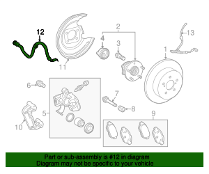 2016-2024 Toyota Brake Hose 90947-A2106 | OEM Parts Online
