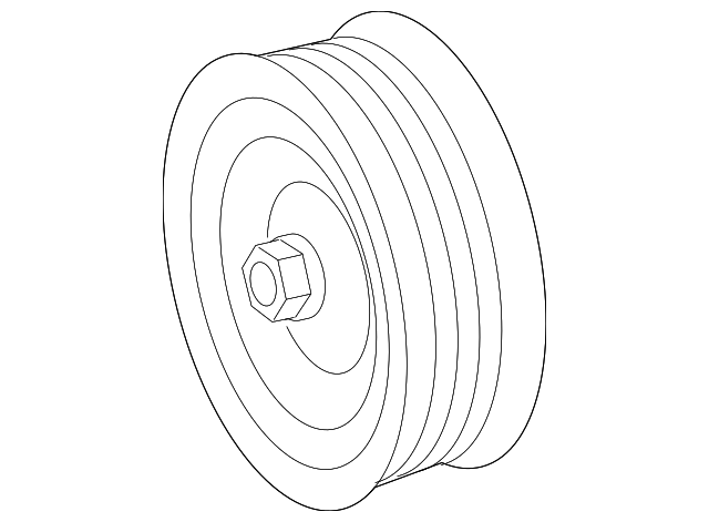 651-200-06-70 - Idler Pulley 2014-2022 Mercedes-Benz | Mercedes-Benz ...