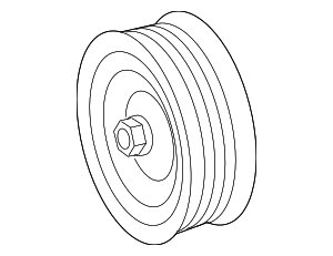 651-200-02-70 - Pulley 2013-2022 Mercedes-Benz | Mercedes-Benz USA Parts