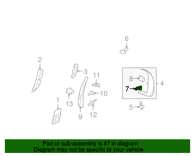 1991-2013 GM Multi-Purpose Nut 11589259 GM | Flow Automotive Center ...