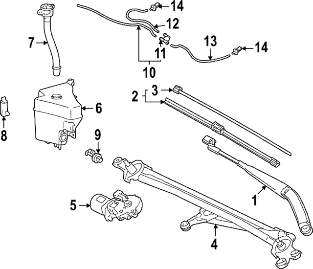 2022-2024 Toyota Wiper Insert 85213-0C010 | Toyota Parts Express