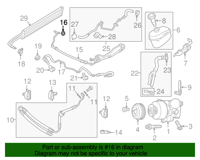 2010-2016 Porsche Panamera Pressure Hose O-Ring 999-701-253-40 | Sunset ...