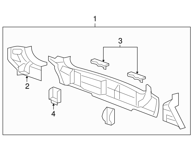 66118-SWA-A00ZZ - Upper Stiffener 2007-2011 Honda CR-V | Honda Parts Online