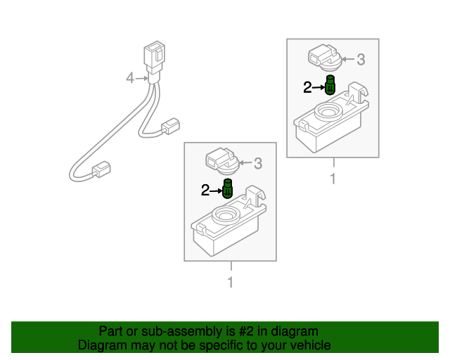 26261-89965 (2626189965) - 1990-2020 Infiniti Bulb | Infiniti Parts Net