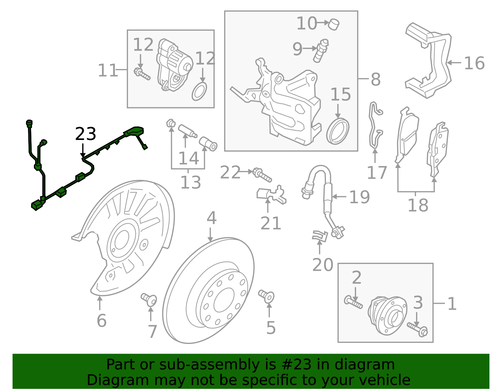2019-2025 Audi Q3 ABS Sensor Wire 5NA-927-902-AC | TascaParts.com