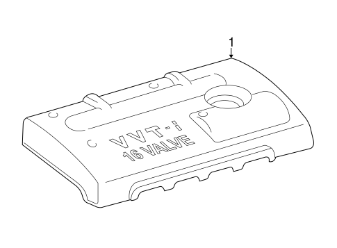 Engine Appearance Cover for 2004 Toyota Matrix | Toyota Parts Delivered