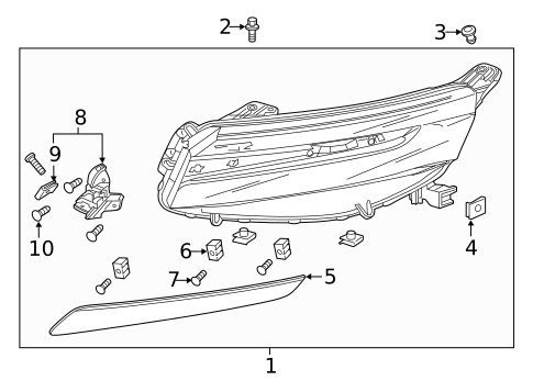 Bumper & Components - Front for 2021 Honda Clarity | Honda Parts Online
